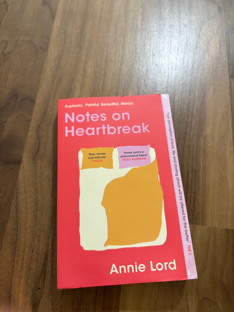 Notes on Heartbreak - Annie Lord, Hobbies & Toys, Books & Magazines ...