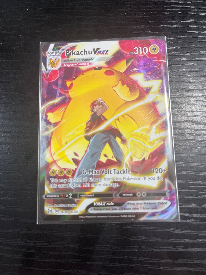Pokemon Pikachu VMAX Gigantamax Card, Hobbies & Toys, Toys & Games on ...