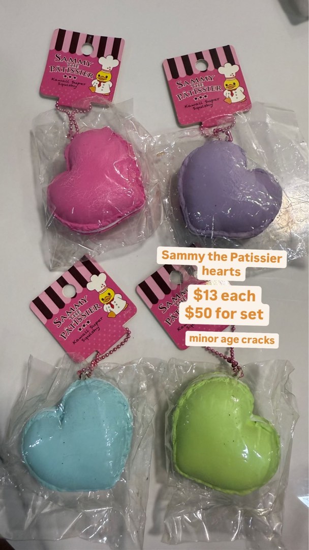 Sammy the Patissier Heart Squishy, Hobbies & Toys, Toys & Games on ...