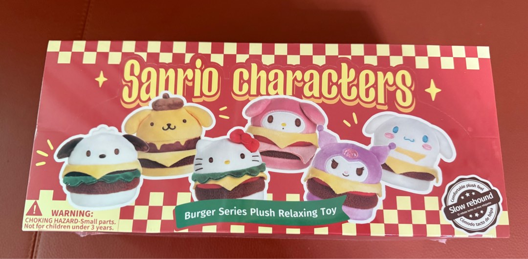 Sanrio characters burger series (complete set of 6), Hobbies & Toys ...