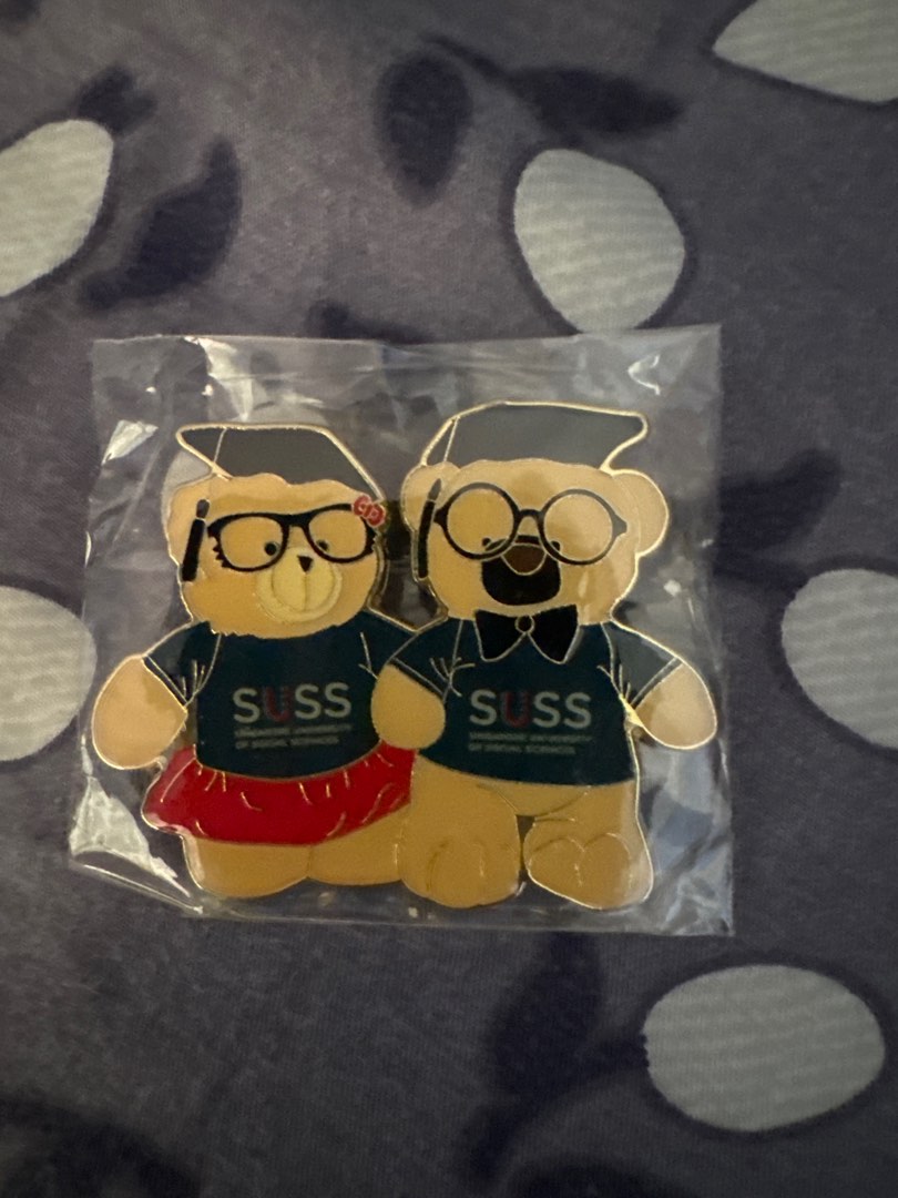 SUSS Teddy Bear Badge, Hobbies & Toys, Memorabilia & Collectibles ...
