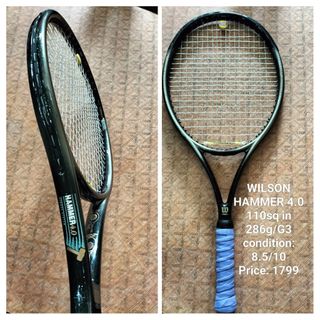 Wilson Six.One Comp Tennis Racket, Sports Equipment, Sports & Games ...