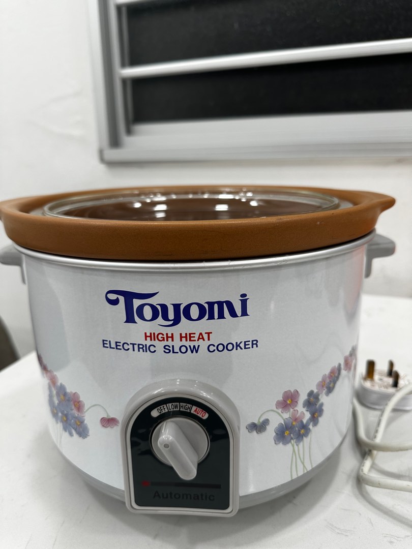 Toyomi Electric Slow Cooker 4.7 ltr, TV & Home Appliances, Kitchen ...