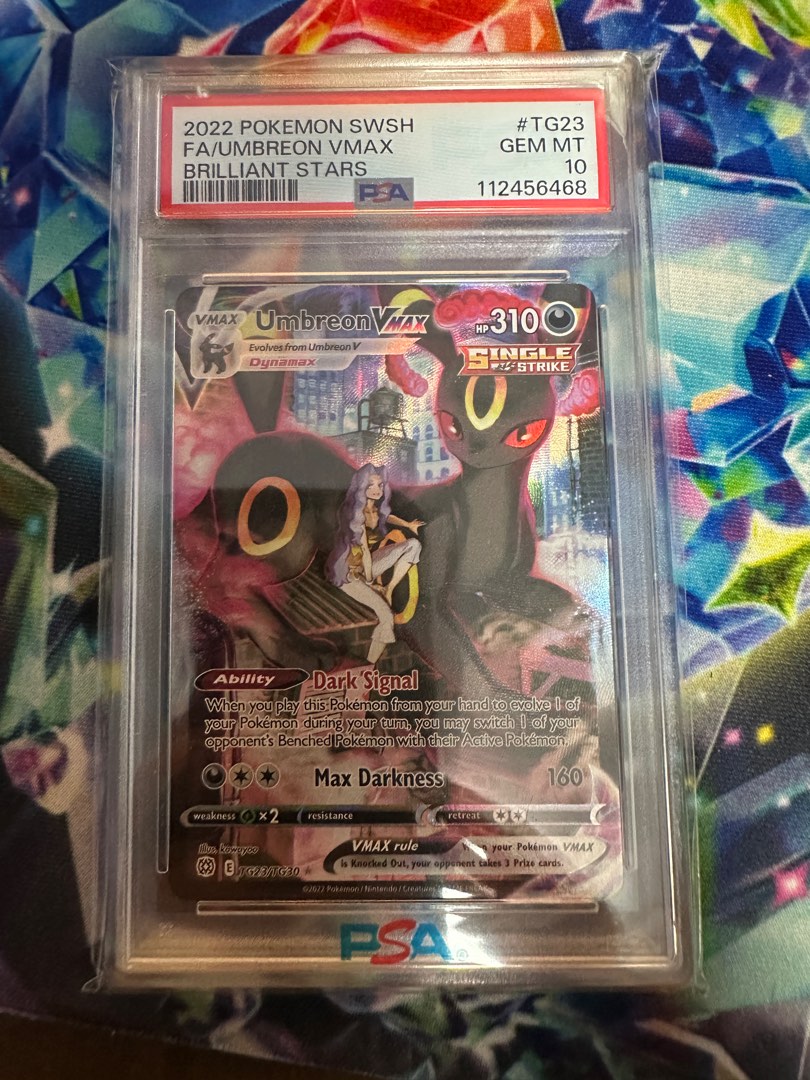 Umbreon vmax brilliant stars PSA10, Hobbies & Toys, Toys & Games on ...