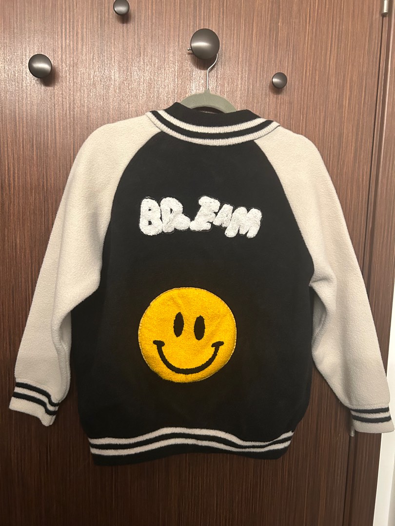 Varsity Jacket with Smiley Face, Men's Fashion, Coats, Jackets and ...