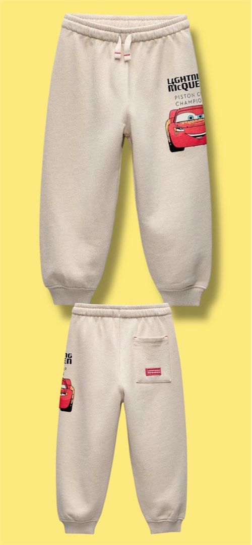 Zara Lightning Mcqueen Cars pants/jogger 1-2t, Babies & Kids, Babies ...