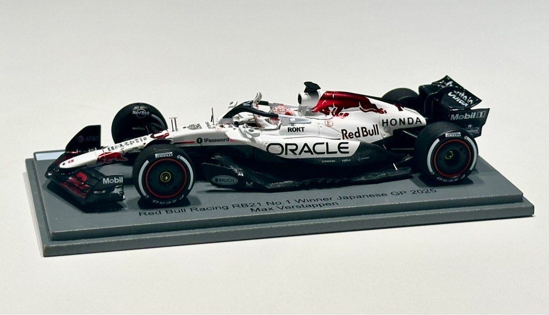 1/43 Spark Model Red Bull Racing RB21 No.1 Max Verstappen Winner GP ...