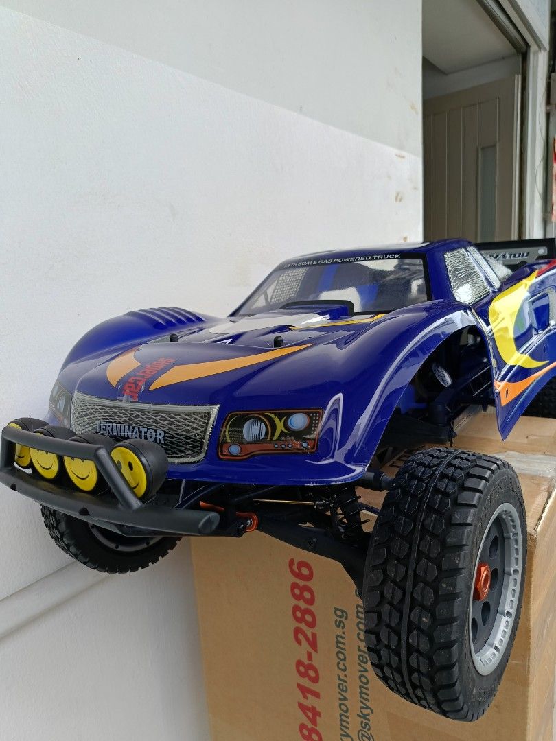 1/5 RTR RC Terminator Short Course 29cc Gas Petrol Powered Truck ...