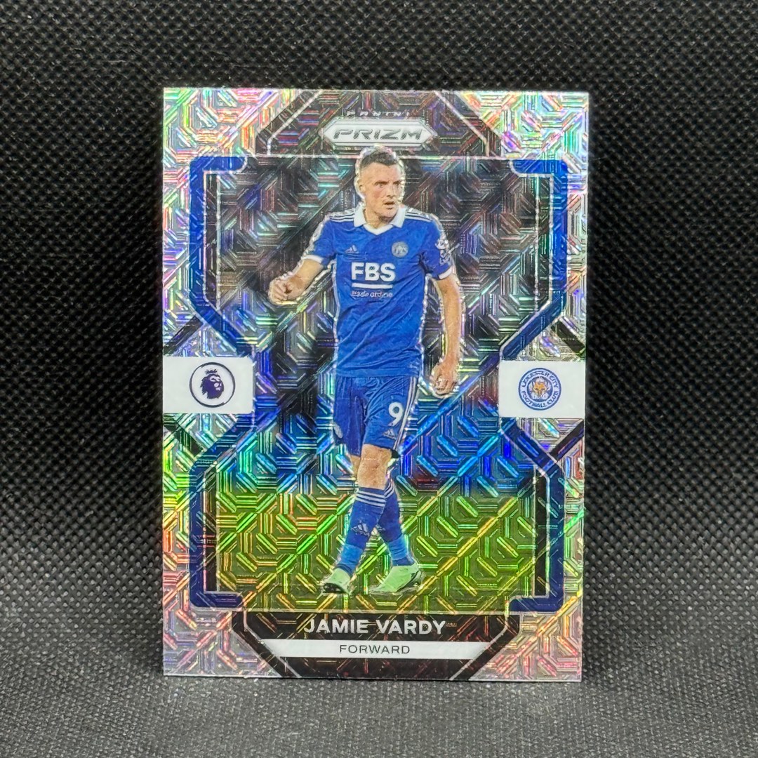 2022-23 Panini Prizm Premier League EPL Jamie Vardy #92 Silver Prizm ...