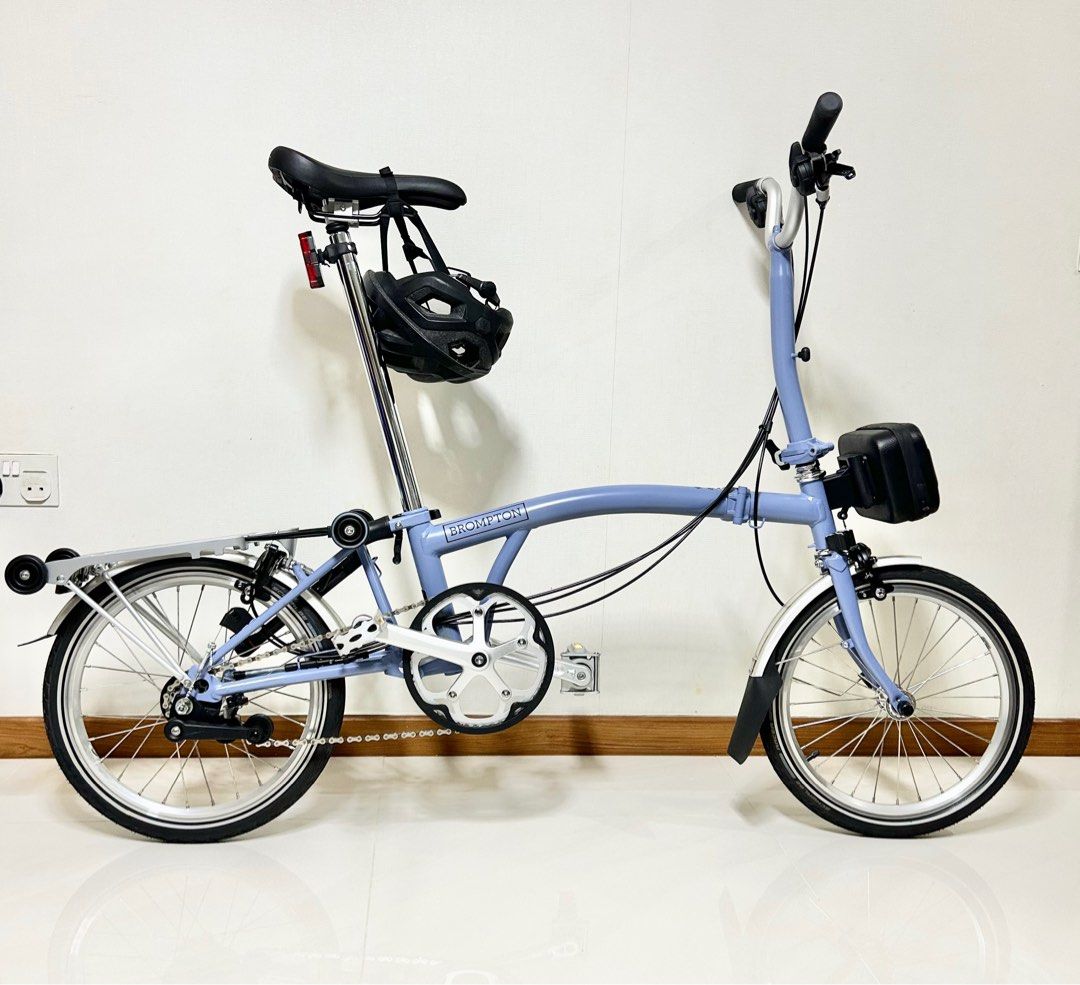 2022 Brompton C line - used a few times only - cloud blue brompton ...