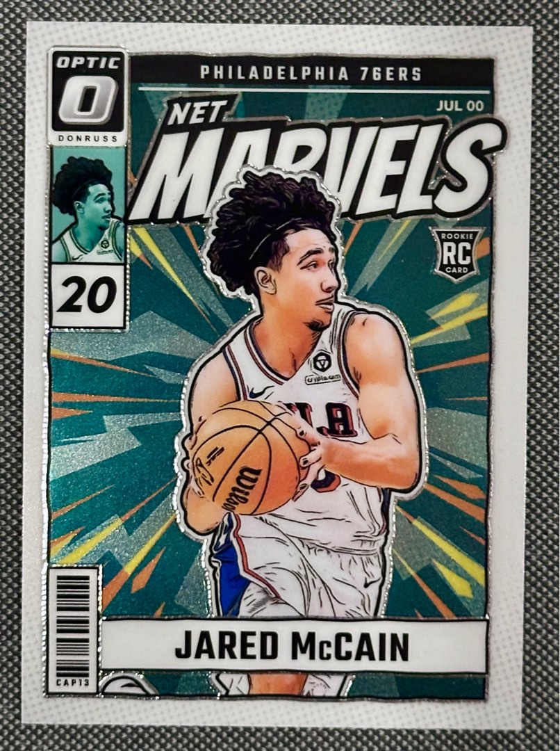 2024 NBA JARED MCCAIN Optic Net Marvels Insert Rookie RC, Hobbies & Toys, Memorabilia ...