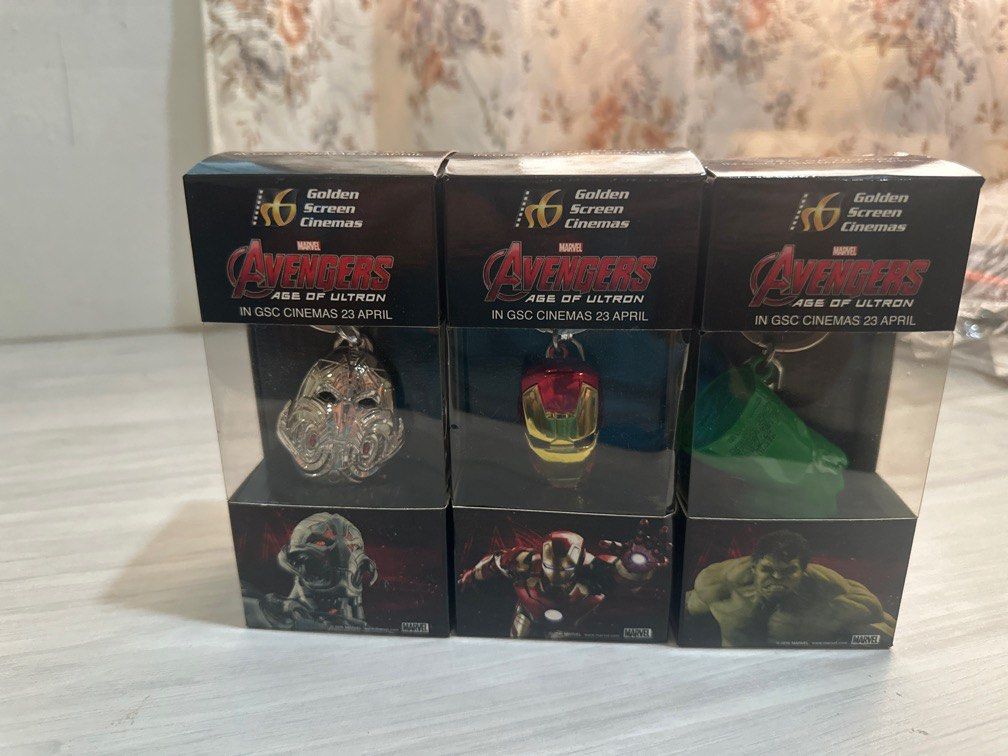 Avengers Age of Ultron GSC Limited Edition Keychains, Hobbies & Toys, Collectibles & Memorabilia ...