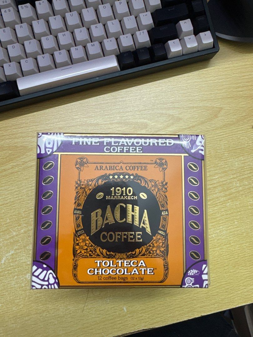 Bacha Coffee Tolteca Chocolate - 12 Bags, Food & Drinks, Beverages on ...