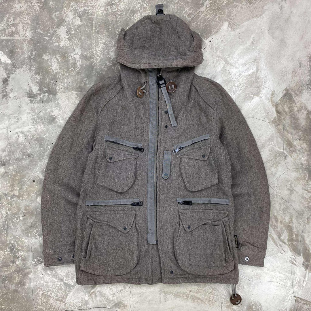 Beautiful Multi Pocket Parka Japan Midnatt Maktid, Men's Fashion, Coats ...