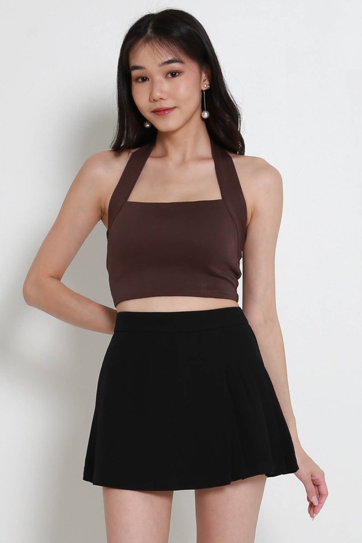 Carrislabelle Gabriella Padded Halter Top, Women's Fashion, Tops ...