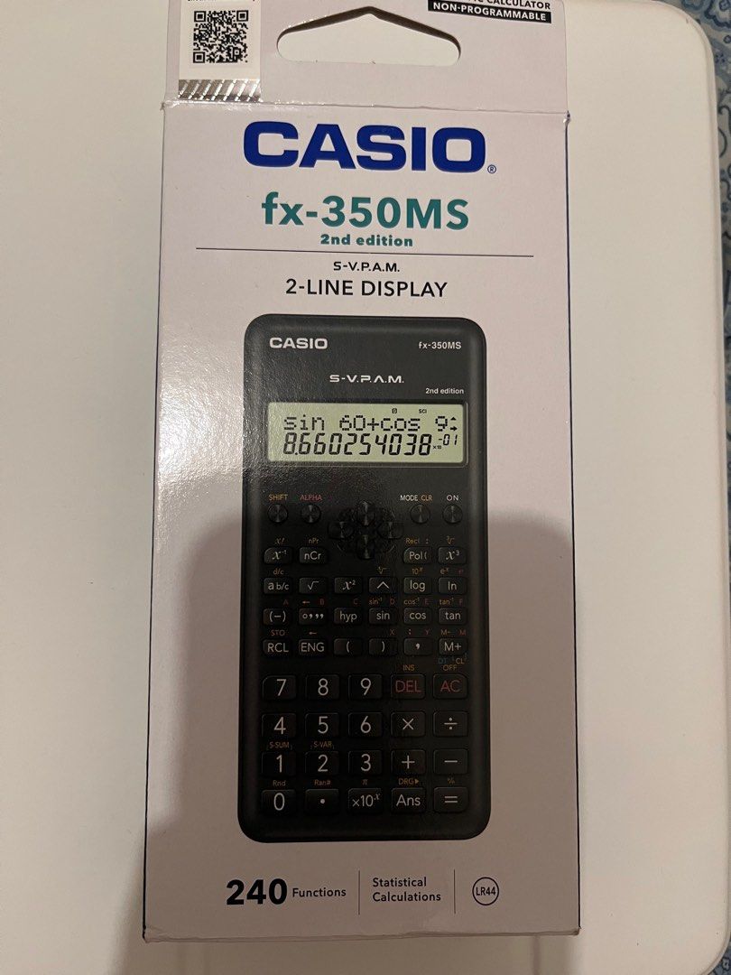 Casio Calculator fx-350MS (PRC-Approved), Hobbies & Toys, Stationary ...