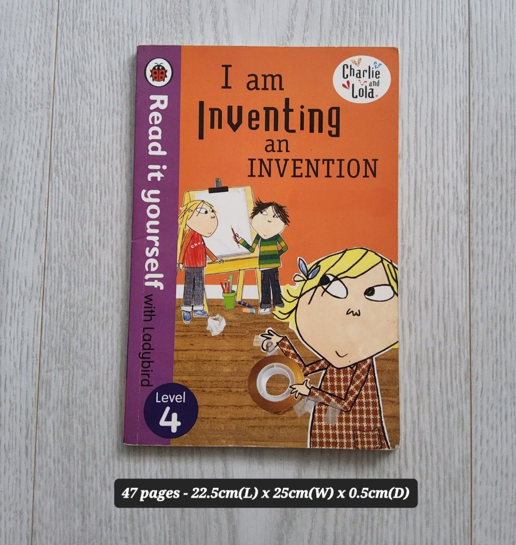 Children Story Book - I Am Inventing An Invention - Charlie & Lola ...