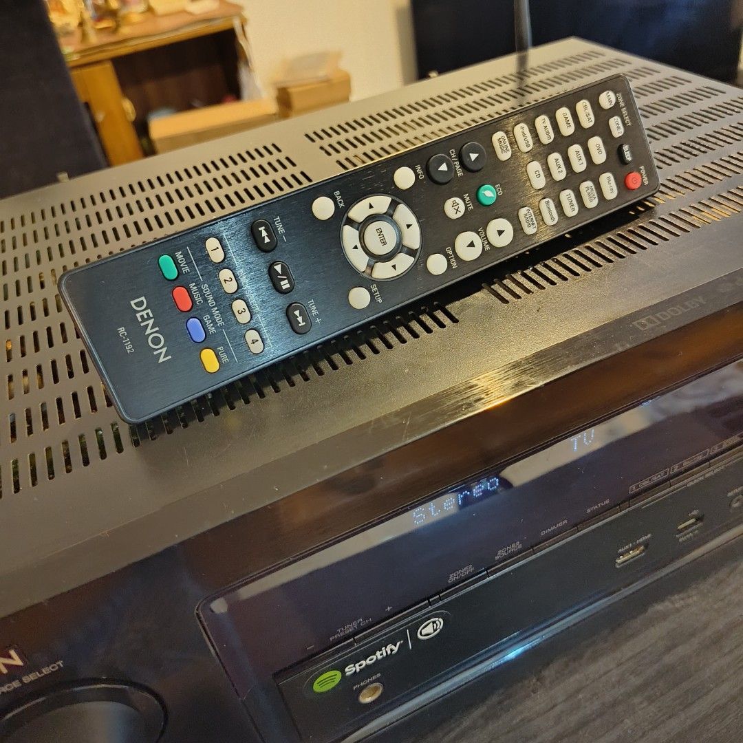 DENON 7.2-ch network A/V receiver 4K Ultra HD pass-through, 4K upscaling, built-in Bluetooth Wi ...