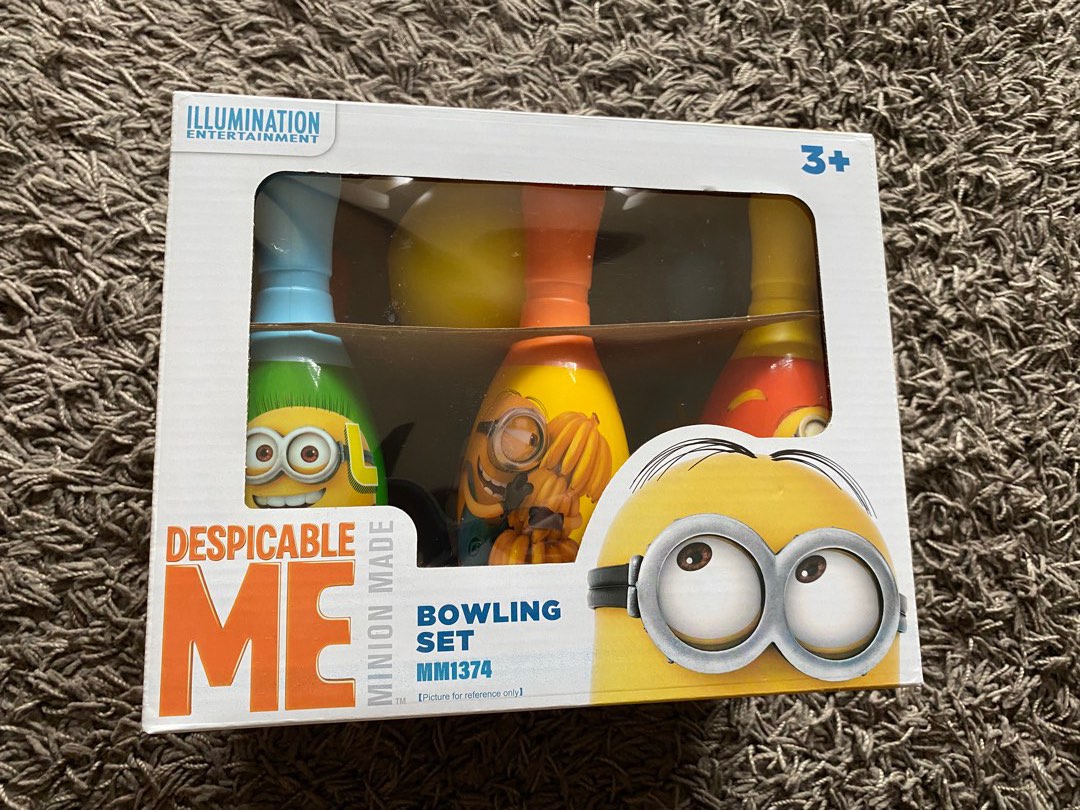 Despicable Me Minion Bowling Set, Hobbies & Toys, Toys & Games on Carousell
