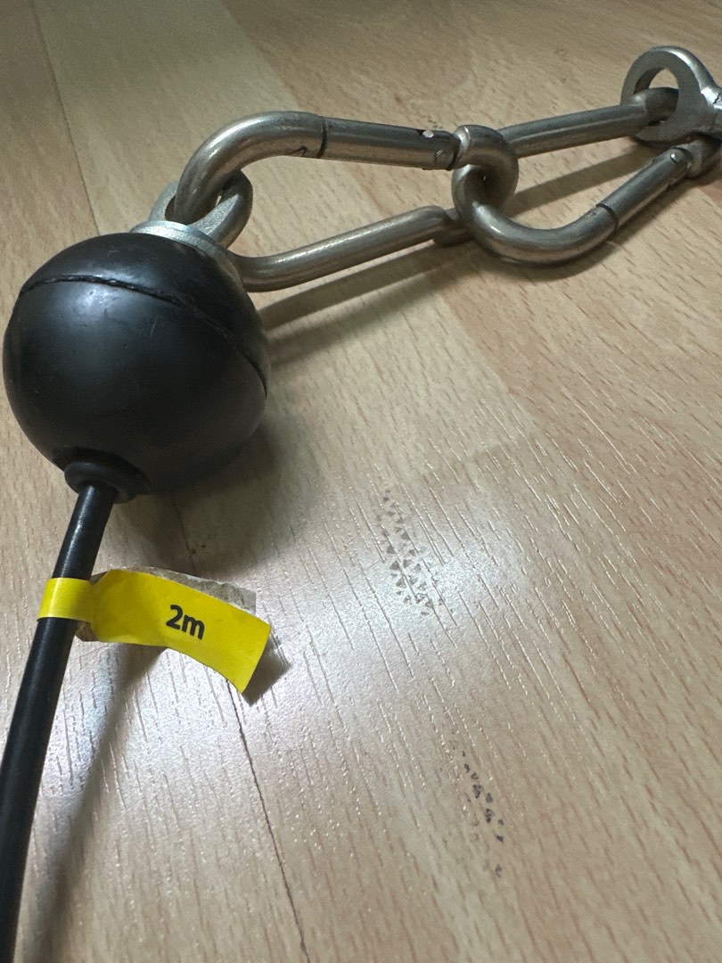 Gym Cable Attachment Set - Tricep Rope, Pulley, and More, Sports ...