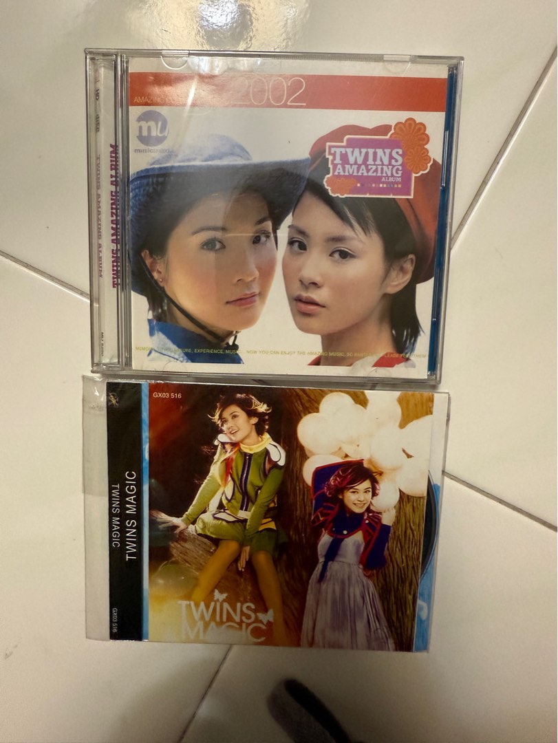 HONG KONG CANTOPOP Twins Amazing Album (released in August 2002) AND Twins Magic (released in ...