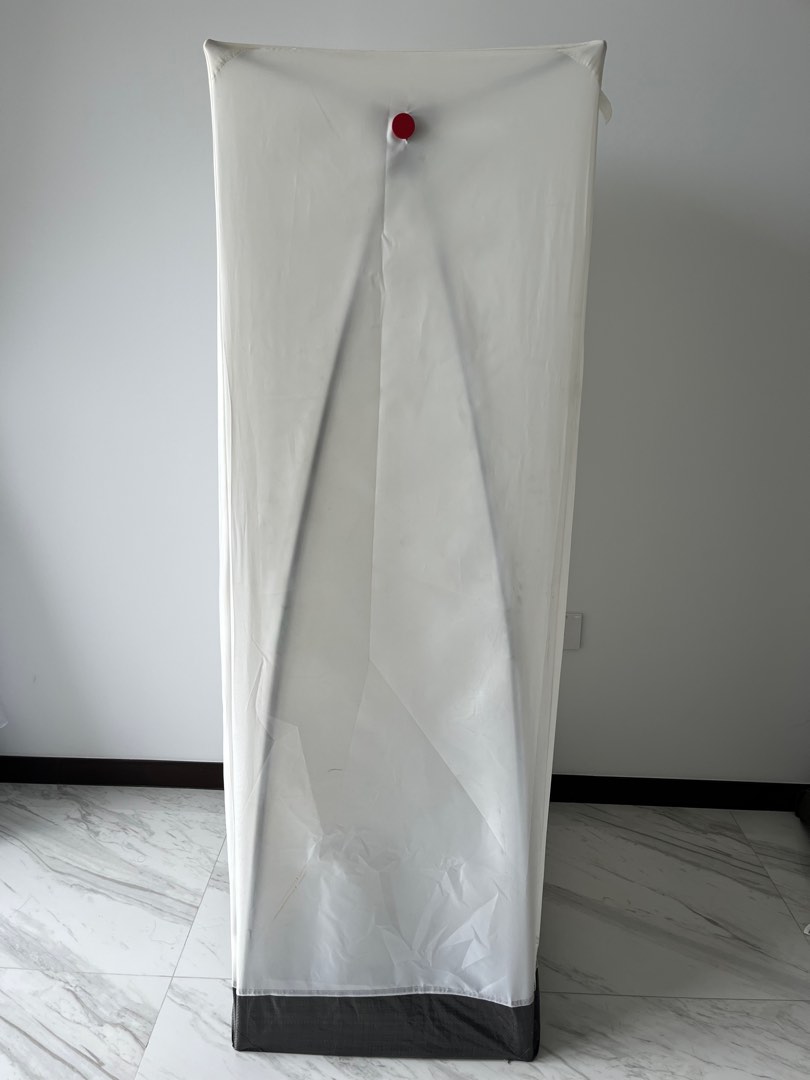 IKEA Portable VUKU wardrobe white, Furniture & Home Living, Furniture ...