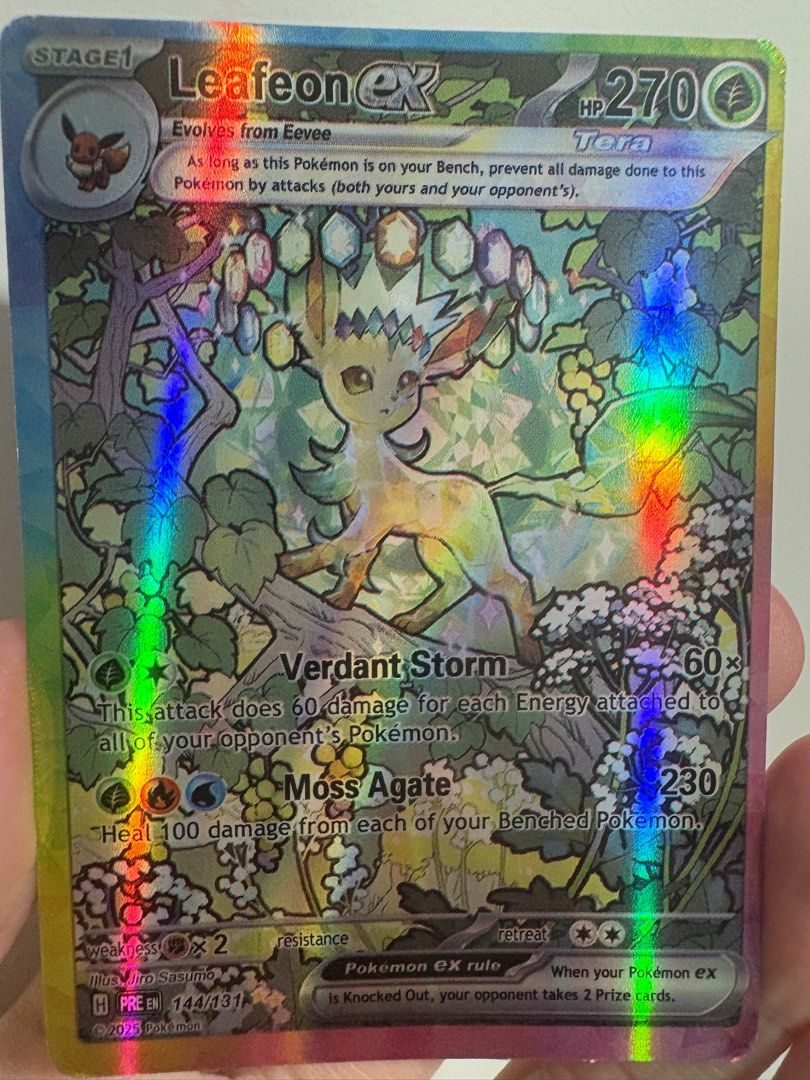 Leafeon EX 144/131 Pokemon TCG Card, Hobbies & Toys, Toys & Games on ...