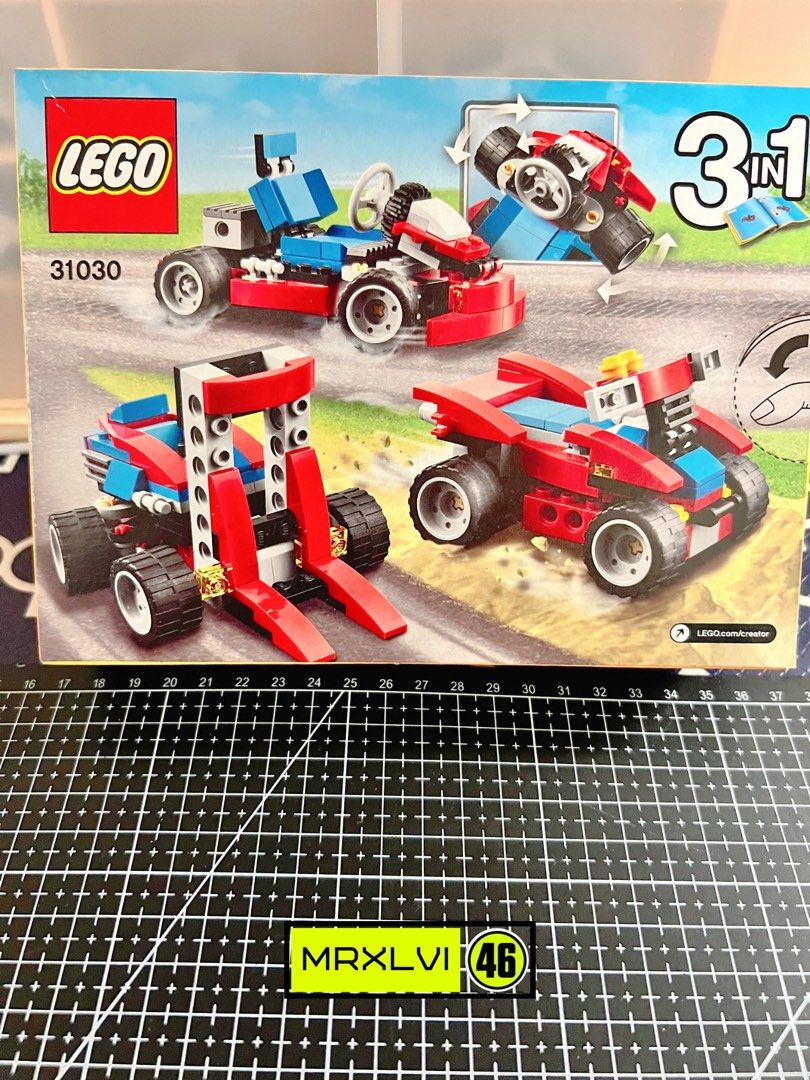 Lego Creator 3 in 1 Red Go-Kart, Hobbies & Toys, Toys & Games on Carousell