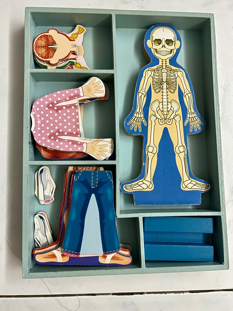 Melissa & Doug Magnetic Human Body Play Set, Hobbies & Toys, Toys ...