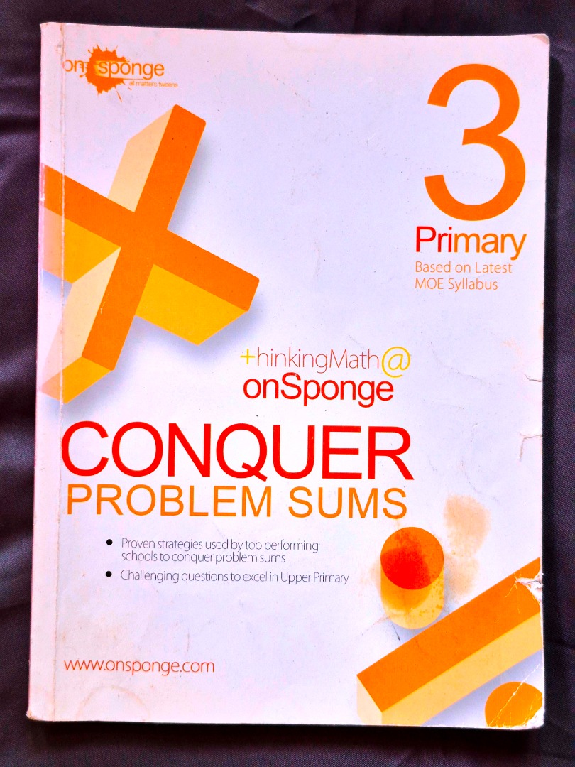 OnSponge Conquer Problem Sums Primary 3, Hobbies & Toys, Books ...