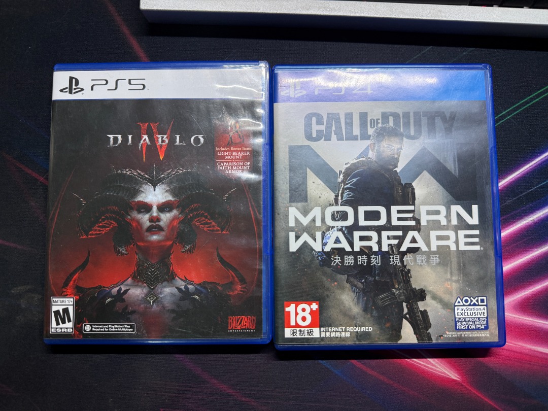 PS5/PS4 Games (Diablo 4 | COD MW), Video Gaming, Video Games ...
