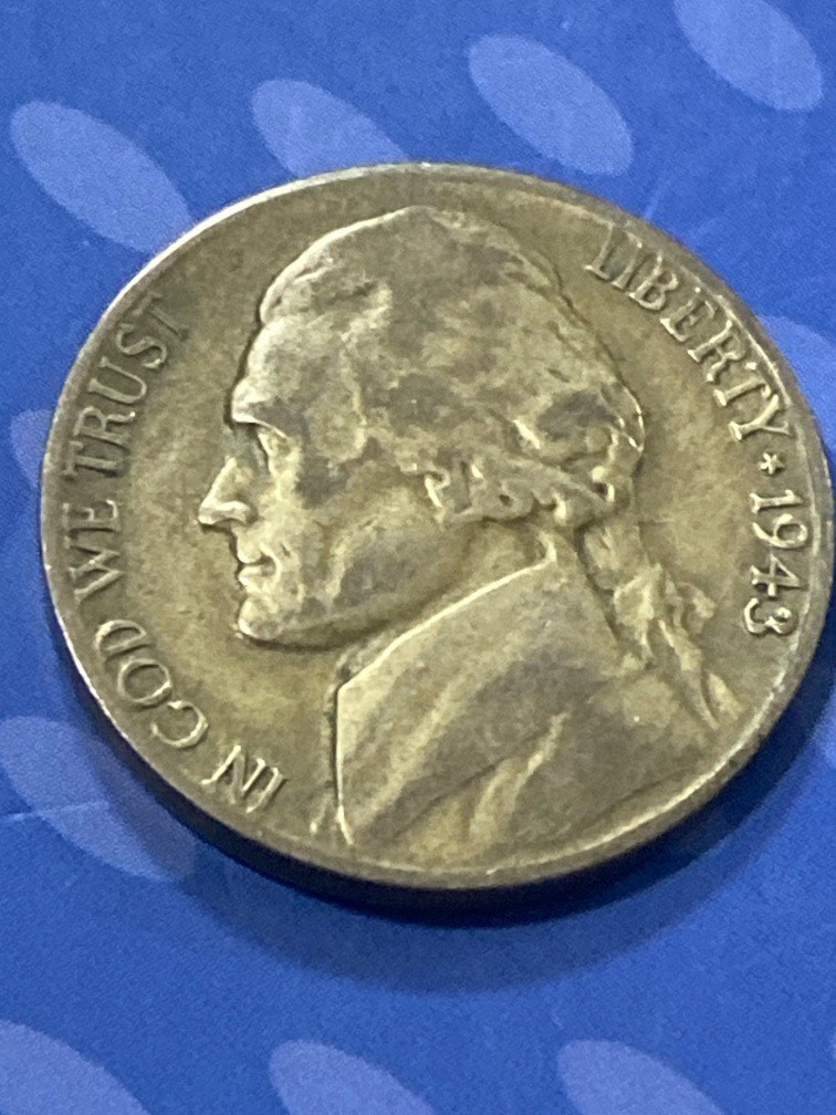 Rare conditions!!!! 1943 WW2 USA Jefferson Nickel coin, Hobbies & Toys ...