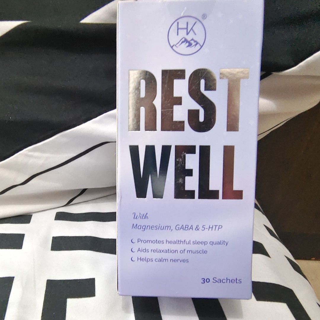 Rest Well Sleep Supplement Sachets Dissolve In Water Promotes Good ...