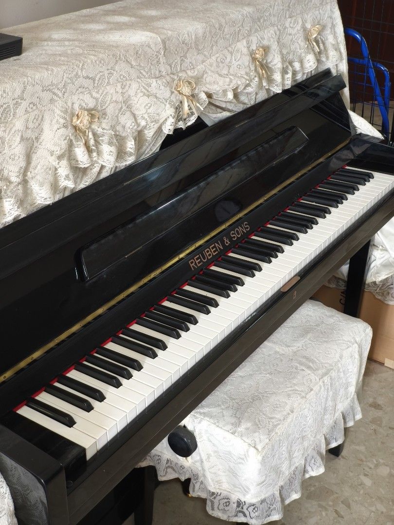 Reuben & Sons Upright Piano, Hobbies & Toys, Musical Instruments on ...