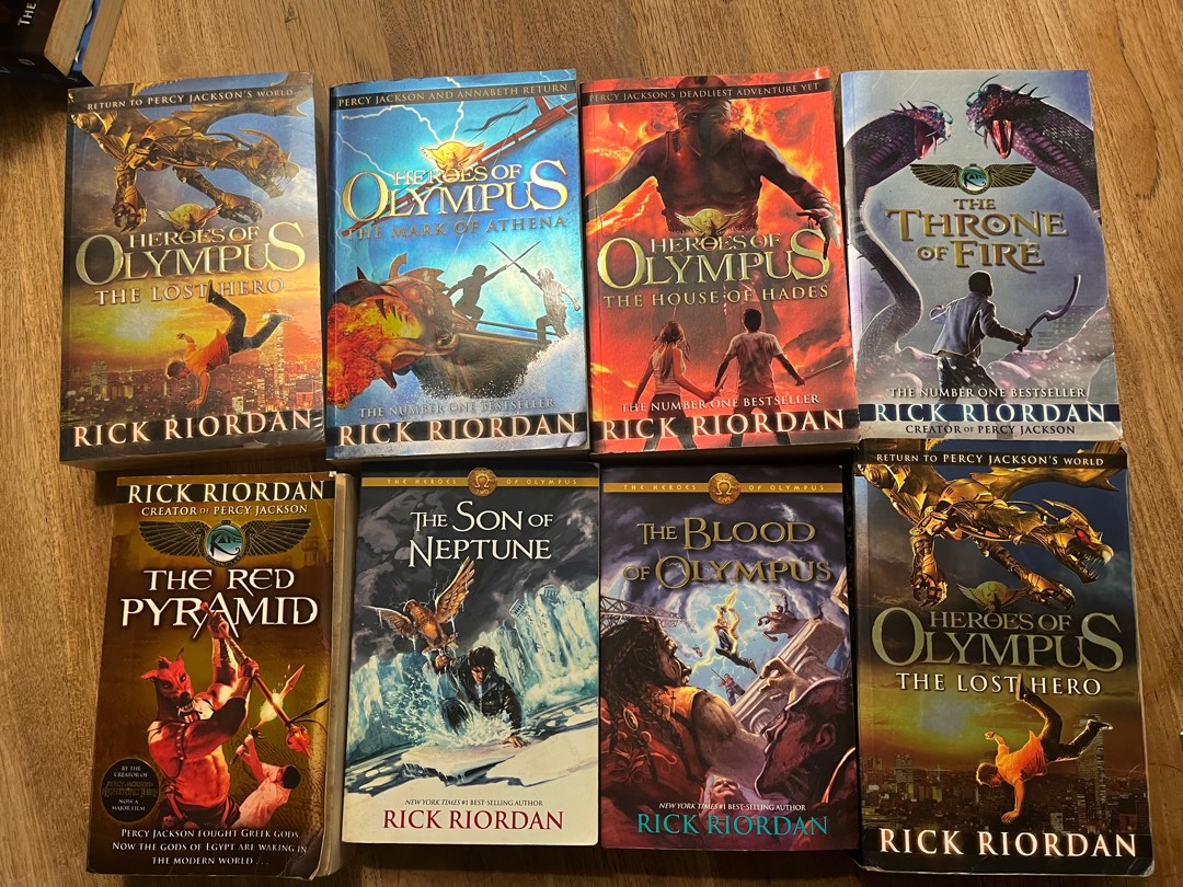 Rick Riordan Book Set - Percy Jackson & Heroes of Olympus, Hobbies ...