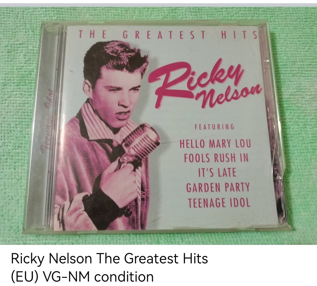 Ricky Nelson The Greatest Hits CD (unsealed), Hobbies & Toys, Music ...