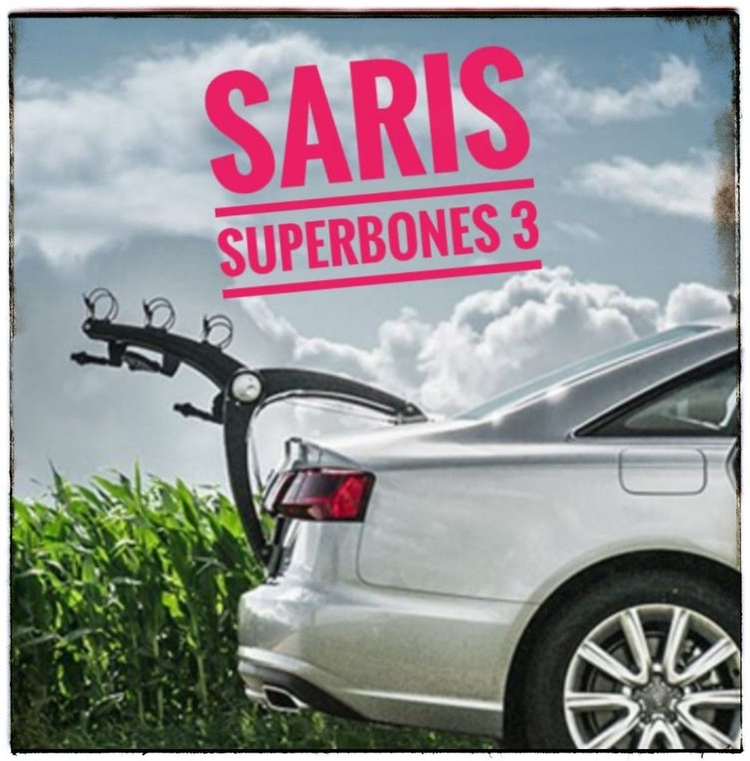 Saris SUPER Bones 3 Premium, Dual Built- In Locks+Key, Free Accessories ...