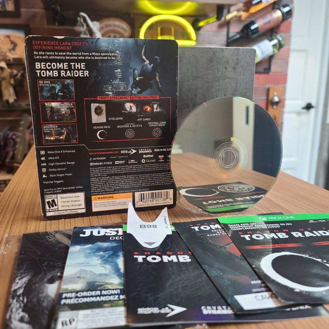 Shadow of the Tomb Raider (Croft Steelbook Edition) [Xbox One] with ...