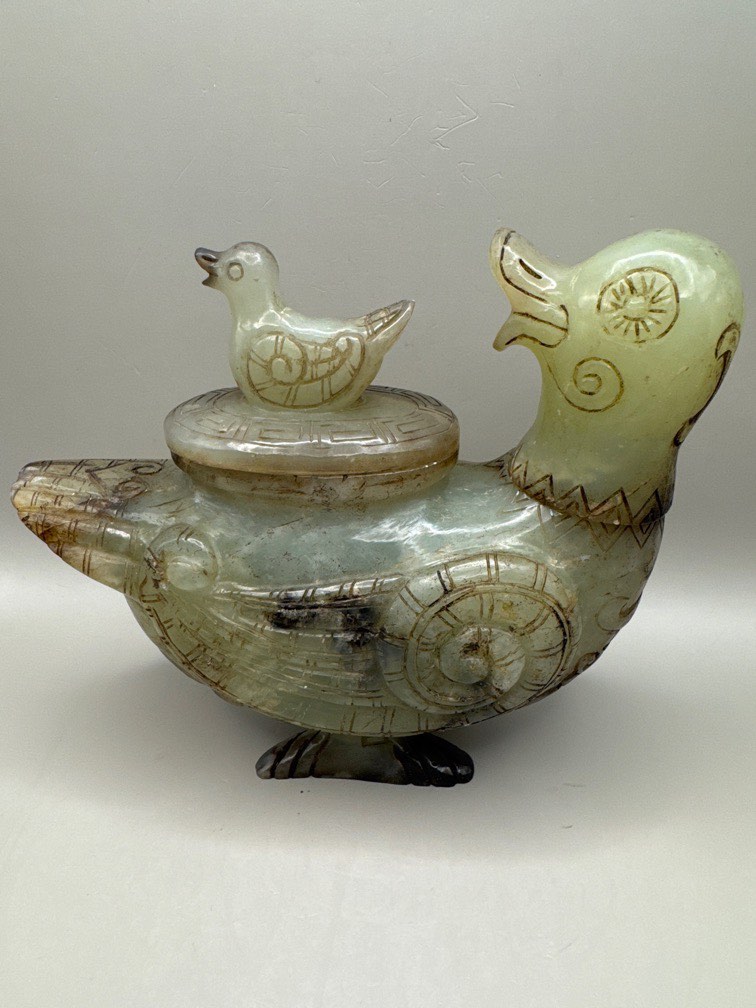 Stone duck container Pristine Old Vintage Collectible Antiques Heritage ...
