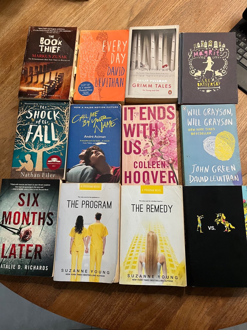 Super Popular book bundle x12; it ends with us, call me by your name ...