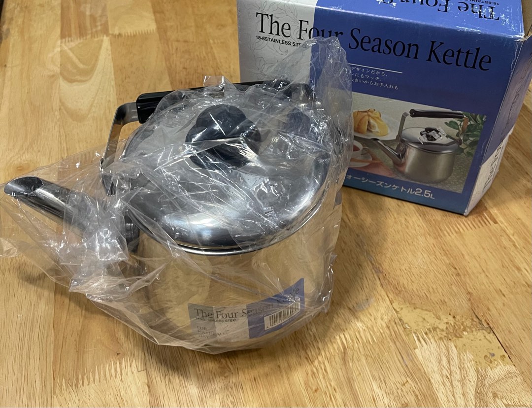 The Four Season Stainless Kettle 2.5L, TV & Home Appliances, Kitchen ...