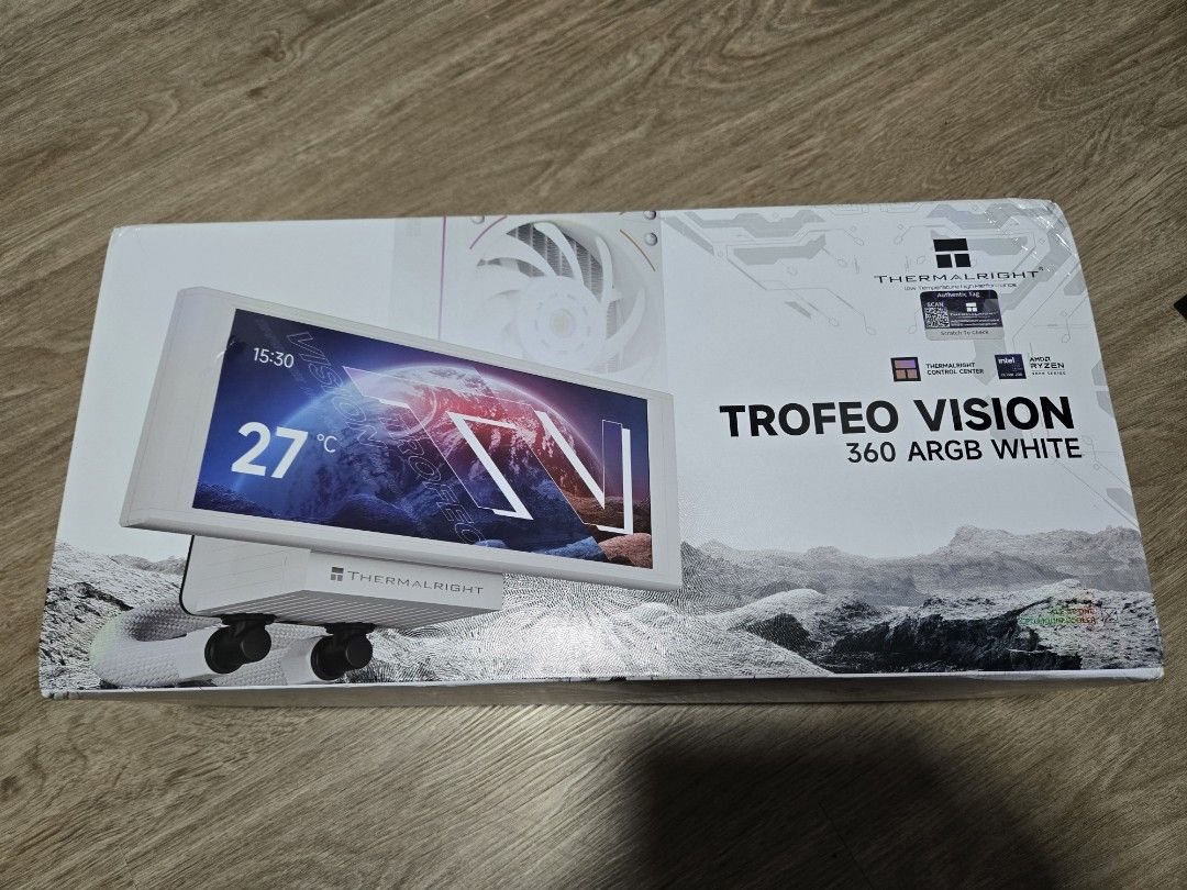 Thermalright TROFEO VISION 360 ARGB White CPU Liquid Cooler, Computers ...