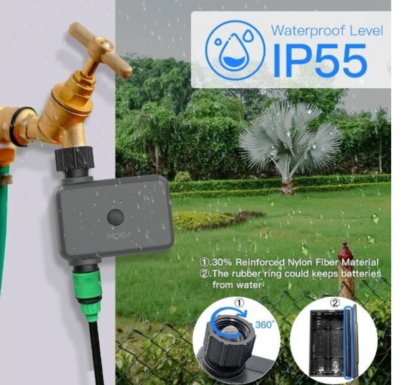 Tuya WIFI Bluetooth Smart Garden Watering Timer Auto Irrigation Controller Valve Home Sprinkler ...