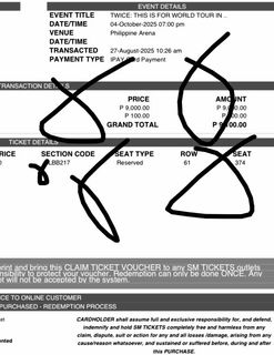 TWICE THIS IS FOR WORLD TOUR IN BULACAN tickets vip pit vip standing ...