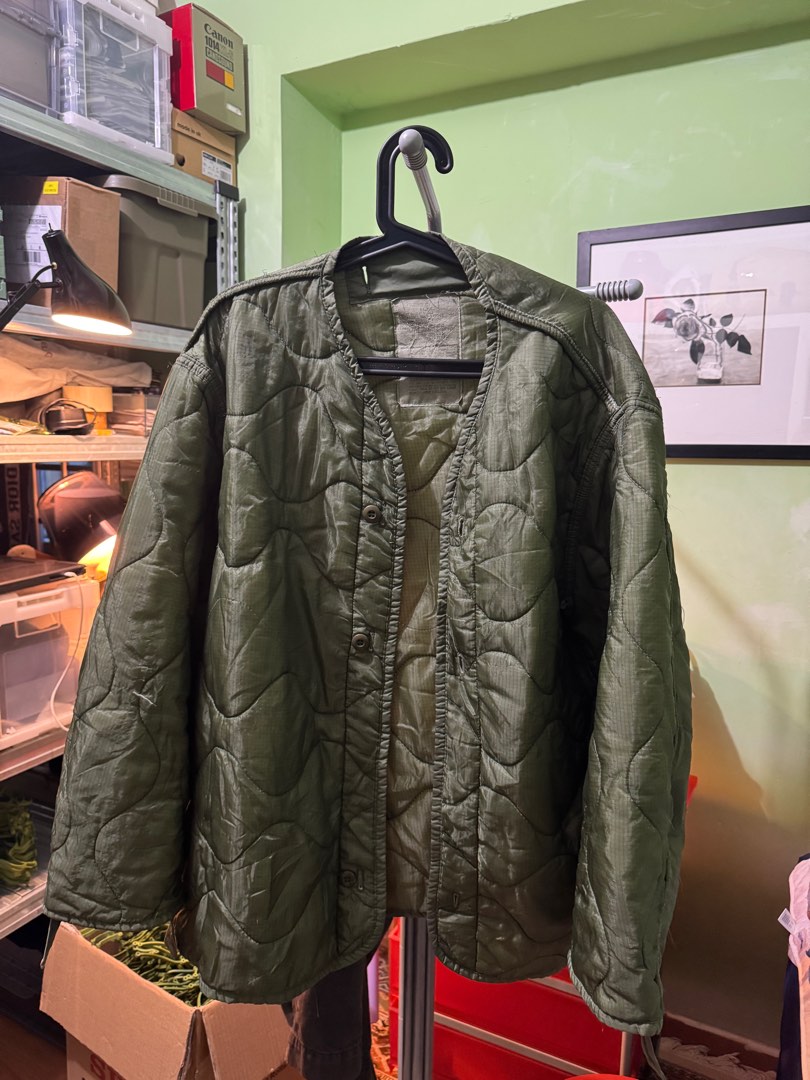 Vintage US Army M-65 Field Jacket Liner - XL, Men's Fashion, Coats ...