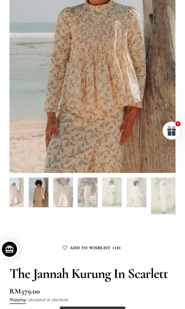 ZORA DESIGNERS - The Jannah Kurung in Scarlett, Women's Fashion ...