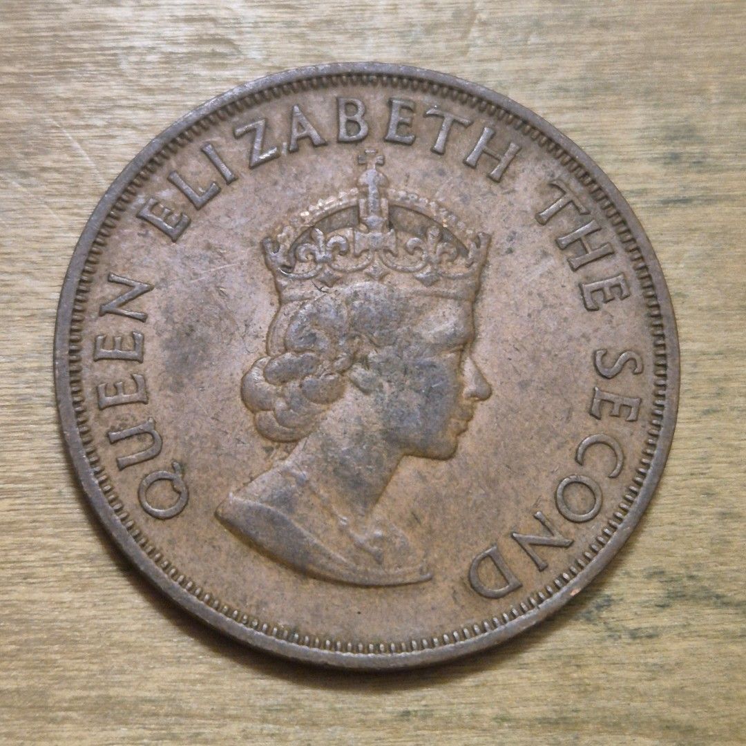 1964 Bailiwick of Jersey Great Britain Queen Elizabeth II 1/12 Shilling ...