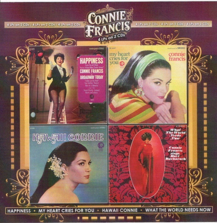 2CD / Connie Francis / Happiness/My Heart Cries For You/Hawaii Connie ...