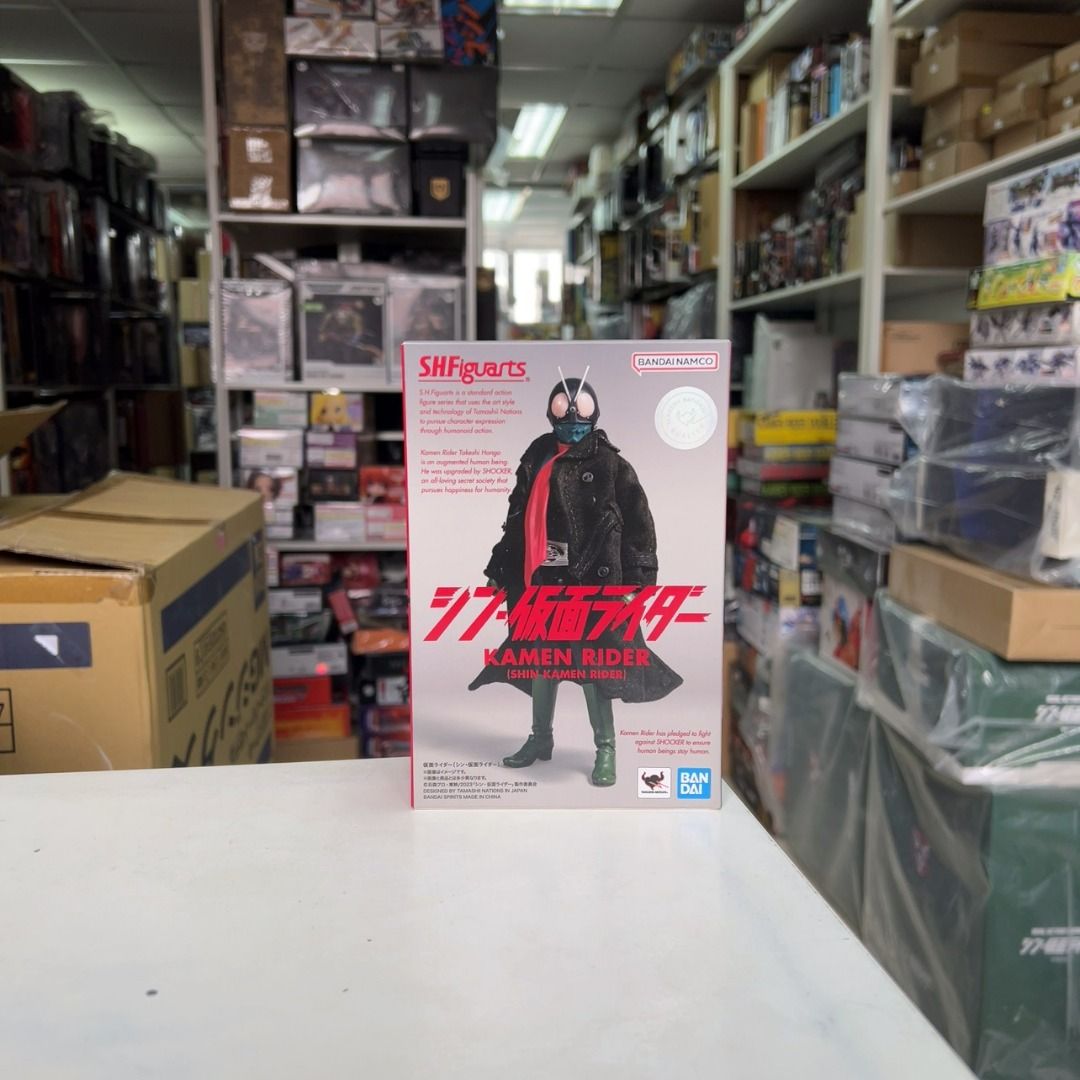 done [放得高搵鬍鬚] 不二不議 SHF Shin Masked Rider 1 新 真幪面超人, 興趣及遊戲, 玩具 & 遊戲類 ...