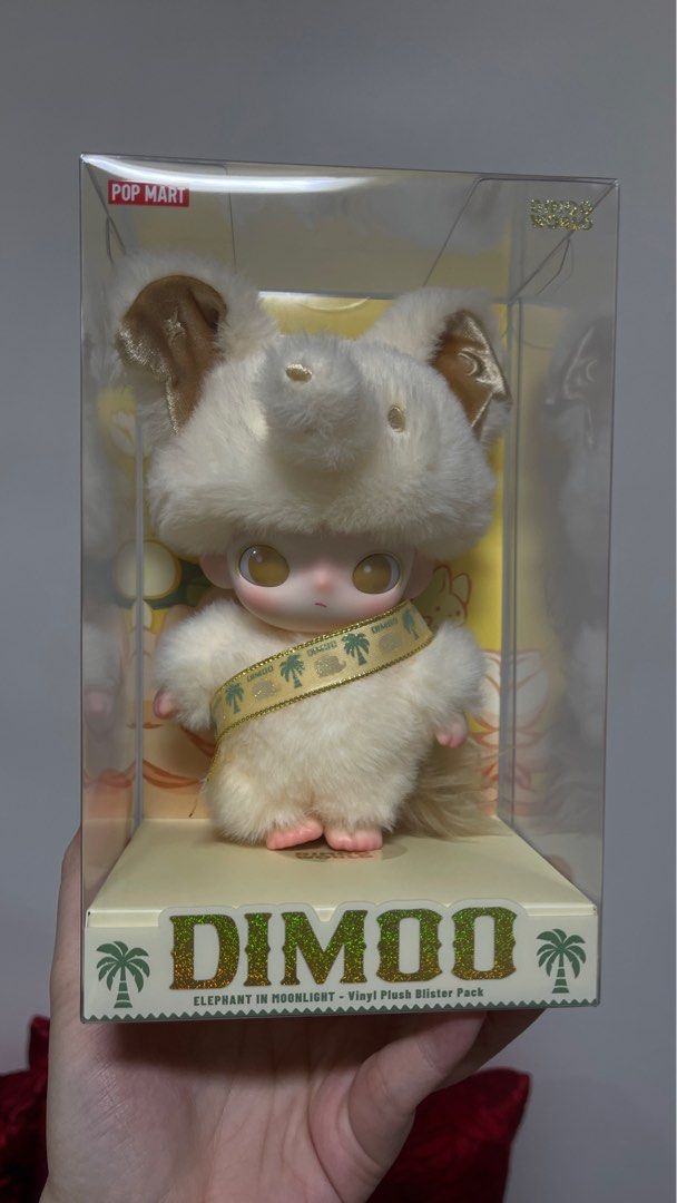 🍁 Dimoo Thailand Exclusive Elephant in Moonlight in wrapping paper BNIB ...